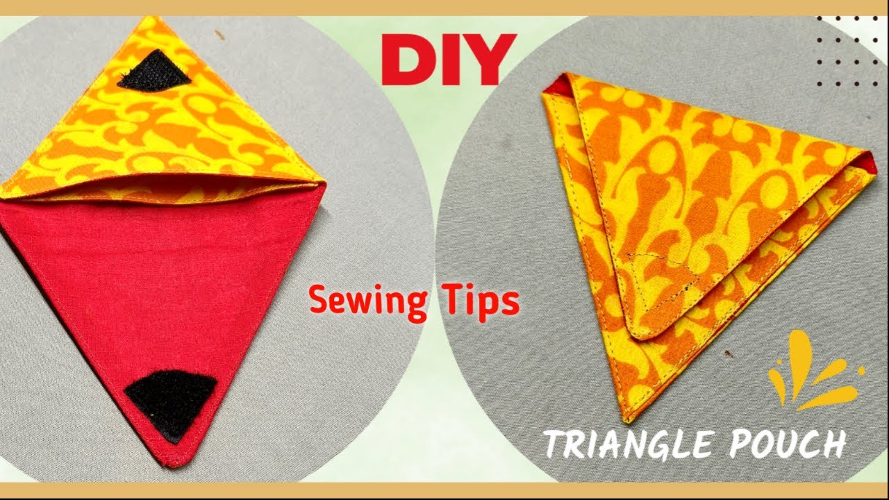 Triangle Coin Purse Tutorial | Sewing Tips And Tricks | Sewinterest ...