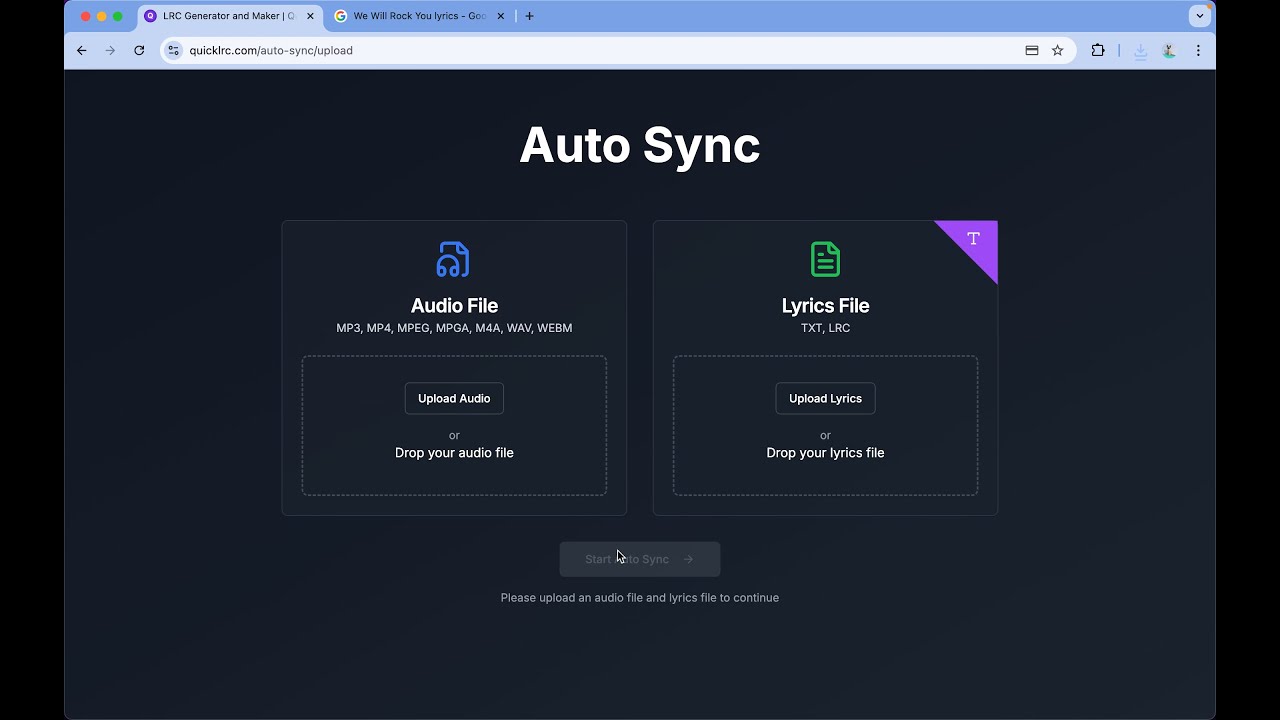 Automatically Sync Lyrics & Create Subtitles with QuickLRC - YouTube
