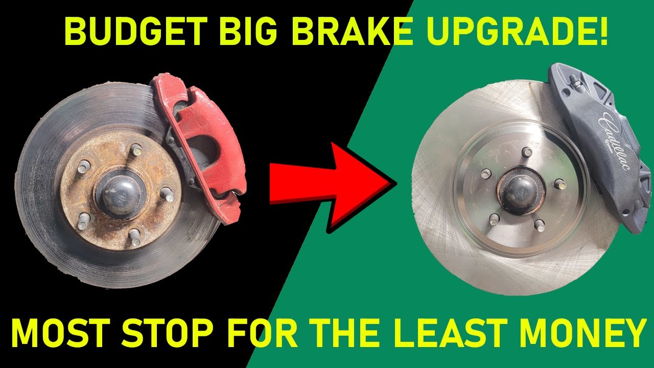 79-04 Mustang Budget Brake Upgrade! No Spindle Modification! - YouTube