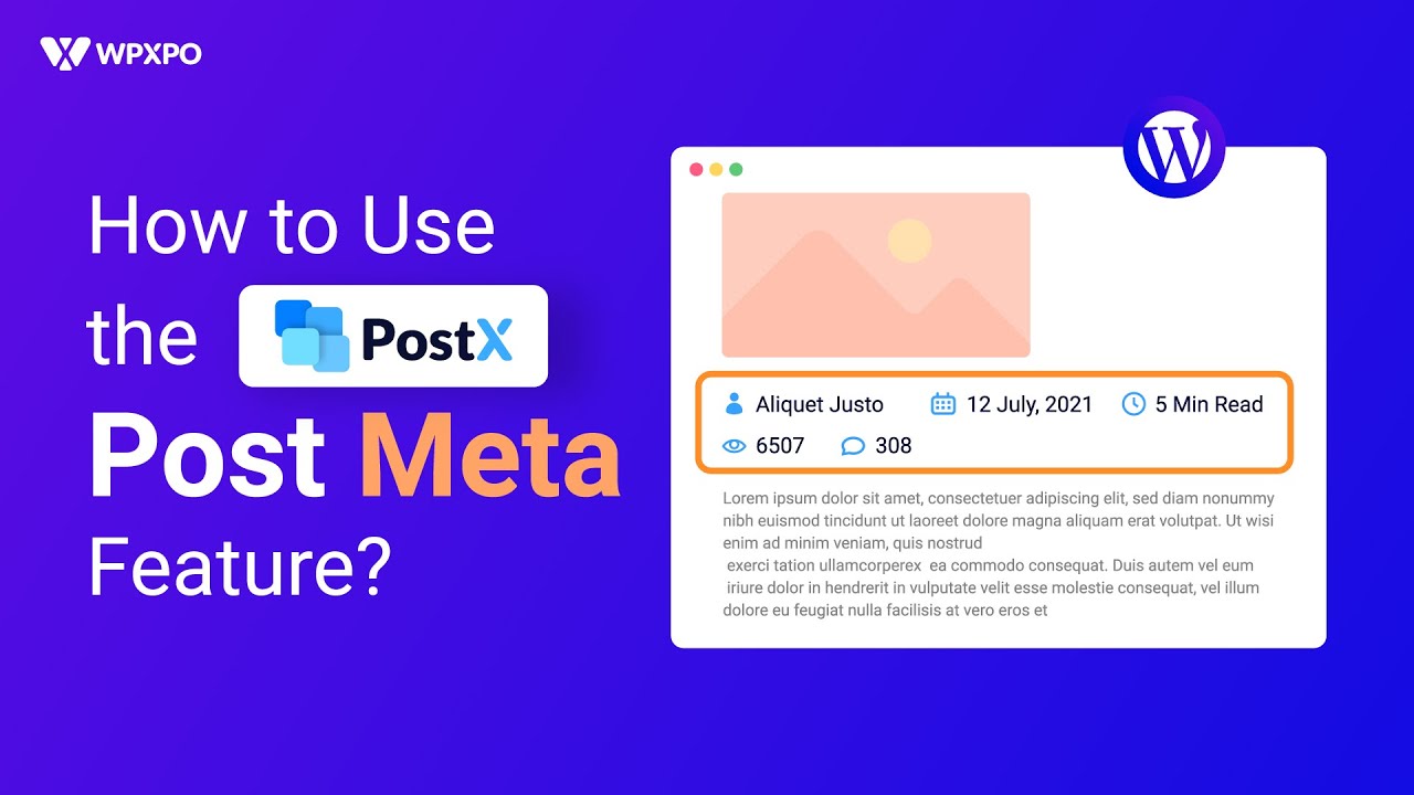 How to Use the PostX Meta Functionality [Tutorial] - YouTube