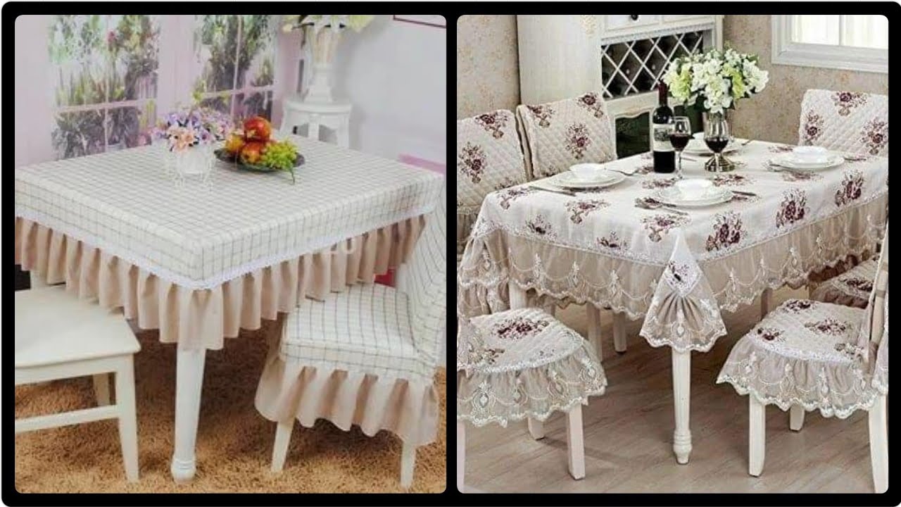 Table Cloth Set Stitching And Designing Ideas - YouTube