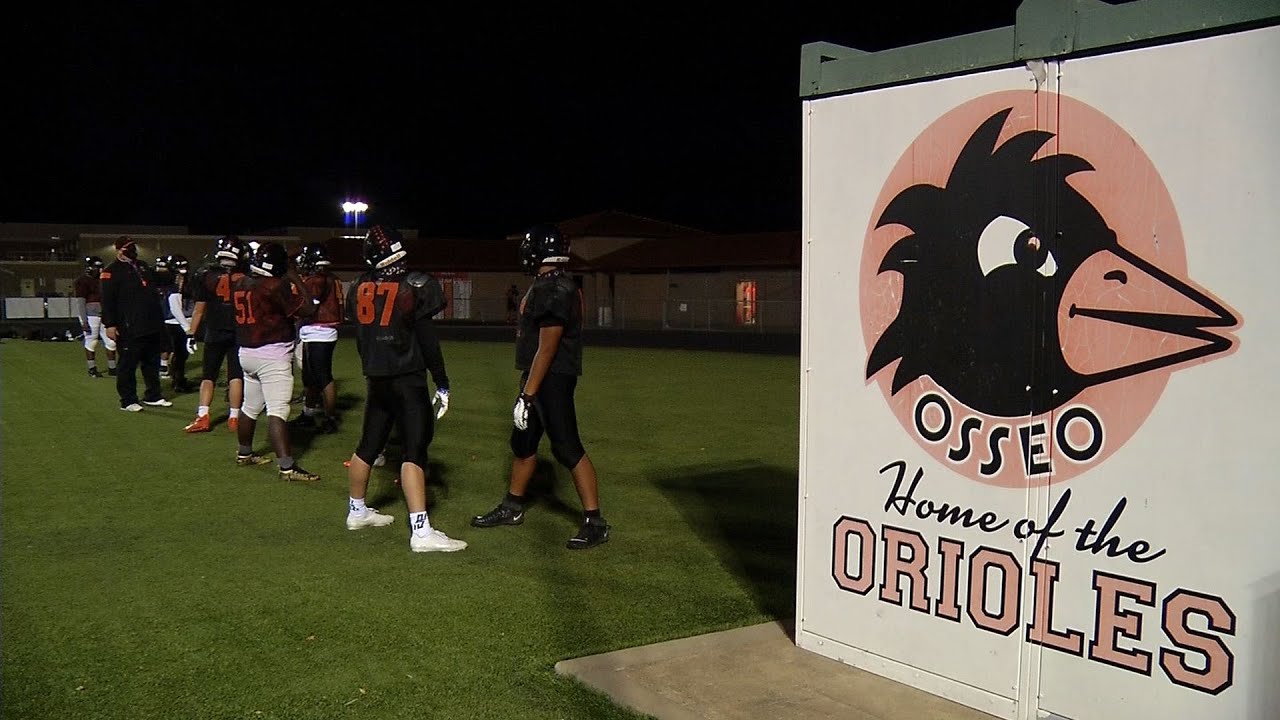 Osseo Football Faces Challenge from Champlin Park - YouTube