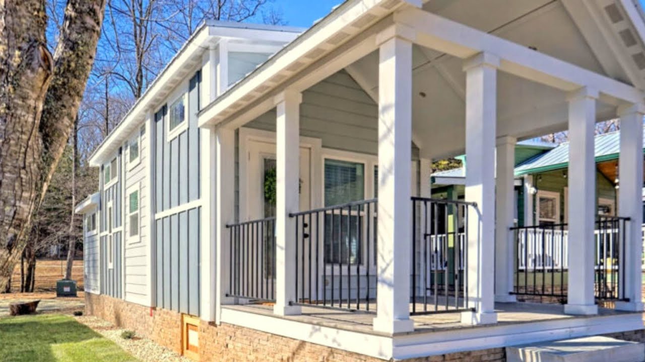 The Swayback (Seabreeze) luxury. Tiny Life Homes Park Model - YouTube