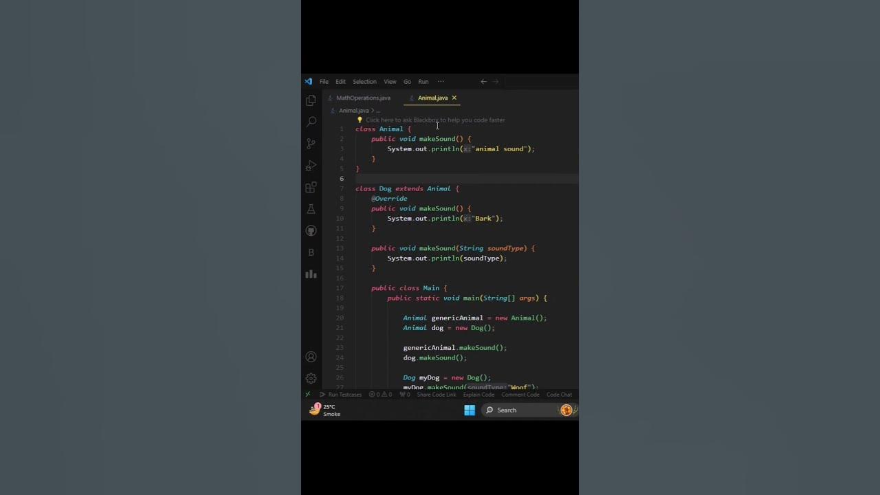 Method Overloading vs Method Overriding #nodejs #javascript #htmltutorial #htmlcsswebsite #mern ...