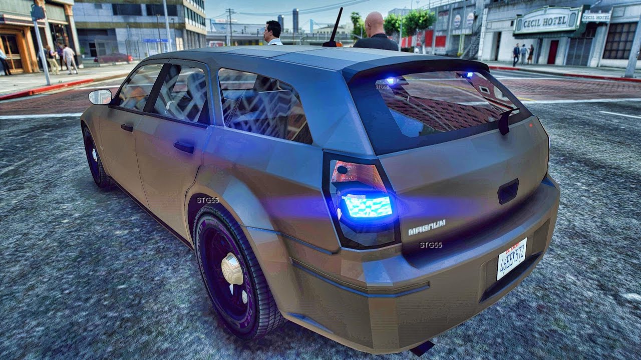 Playing GTA 5 As A POLICE OFFICER Friday Gang unit Patrol| Dodge Magnum ...