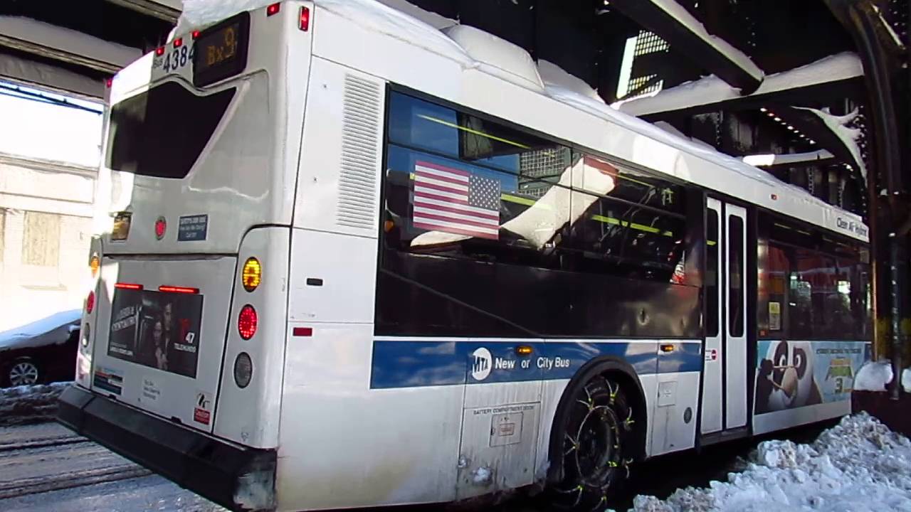 MTA New York City Bus: 2009 Orion VII NG Hybrid #4384 on the Bx9 Bus ...
