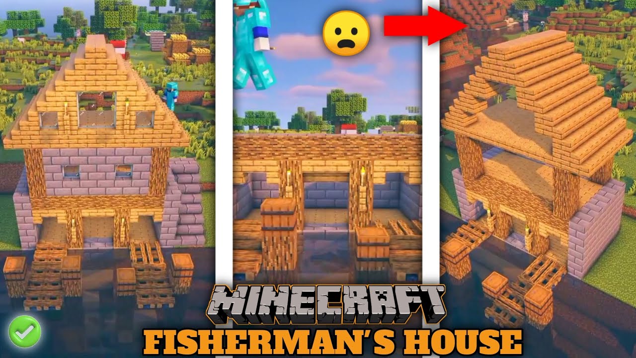 Fisherman's Stater House in Minecraft (Tutorial) - YouTube