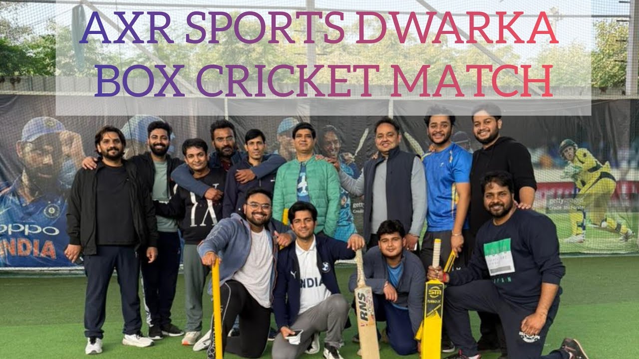 "Thrilling Box Cricket Match at AXR Sports, Dwarka Sector 7 ...