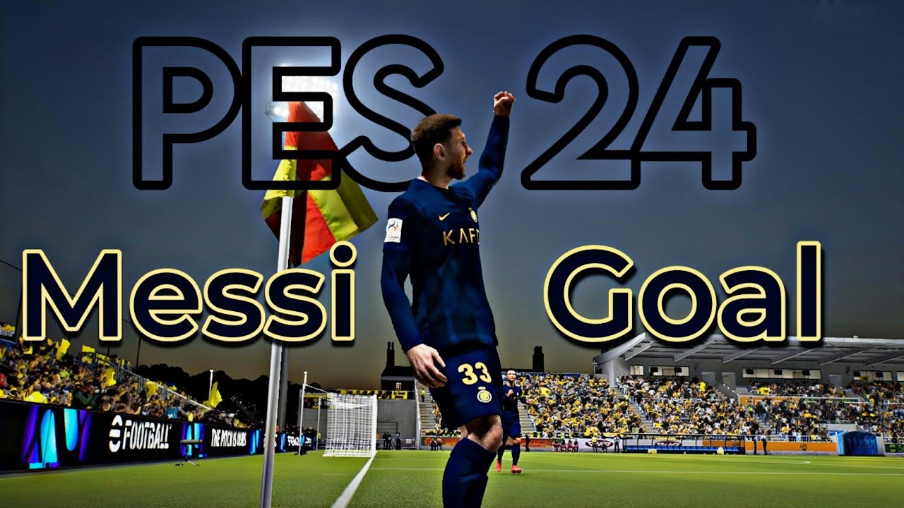 PES-24 Goal Leo Messi and Assist Ronaldo _ (Game On x4) - YouTube