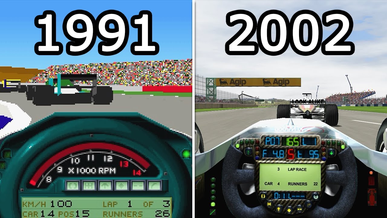 Evolution of MicroProse Grand Prix (1991-2002) - YouTube