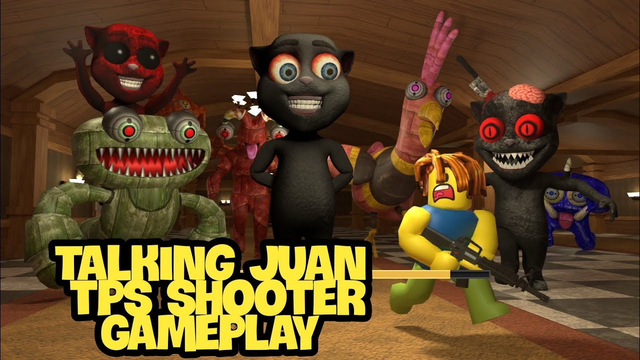 Talking juan tps shooter gameplay walkthrough game review - YouTube
