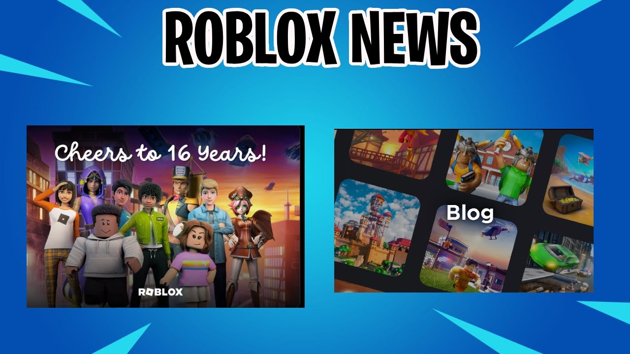 [ROBLOX UPDATES] Robloxs 16th Birthday + Blog Post refreshed... - YouTube
