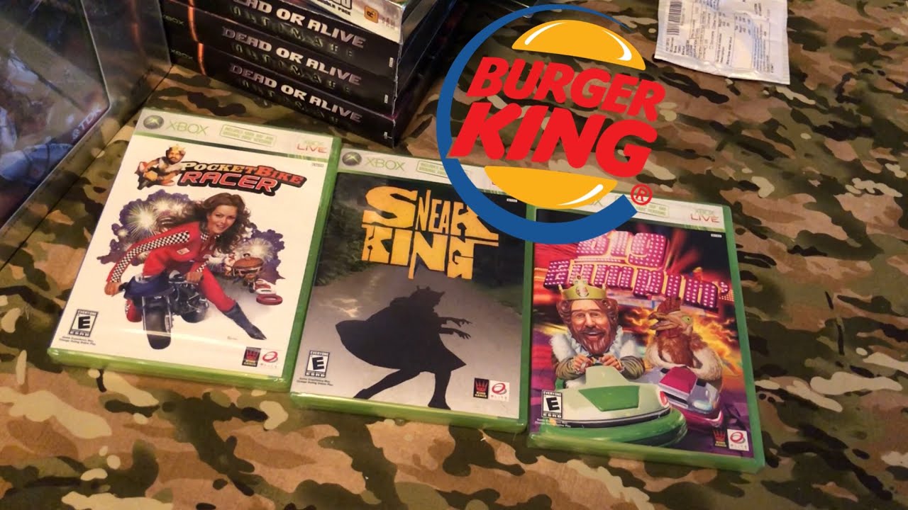 Original Xbox Burger King Exclusives - YouTube