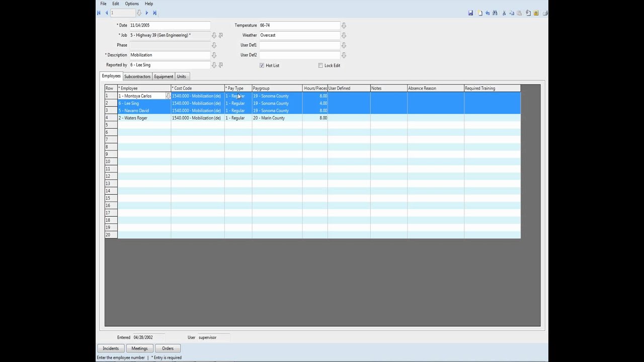 Quick Overview of Sage 100 for a subcontractor - YouTube