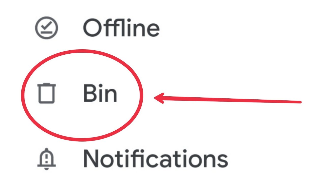 Google Drive Bin Folder Not Showing Recovery Photo images video || Bin ...