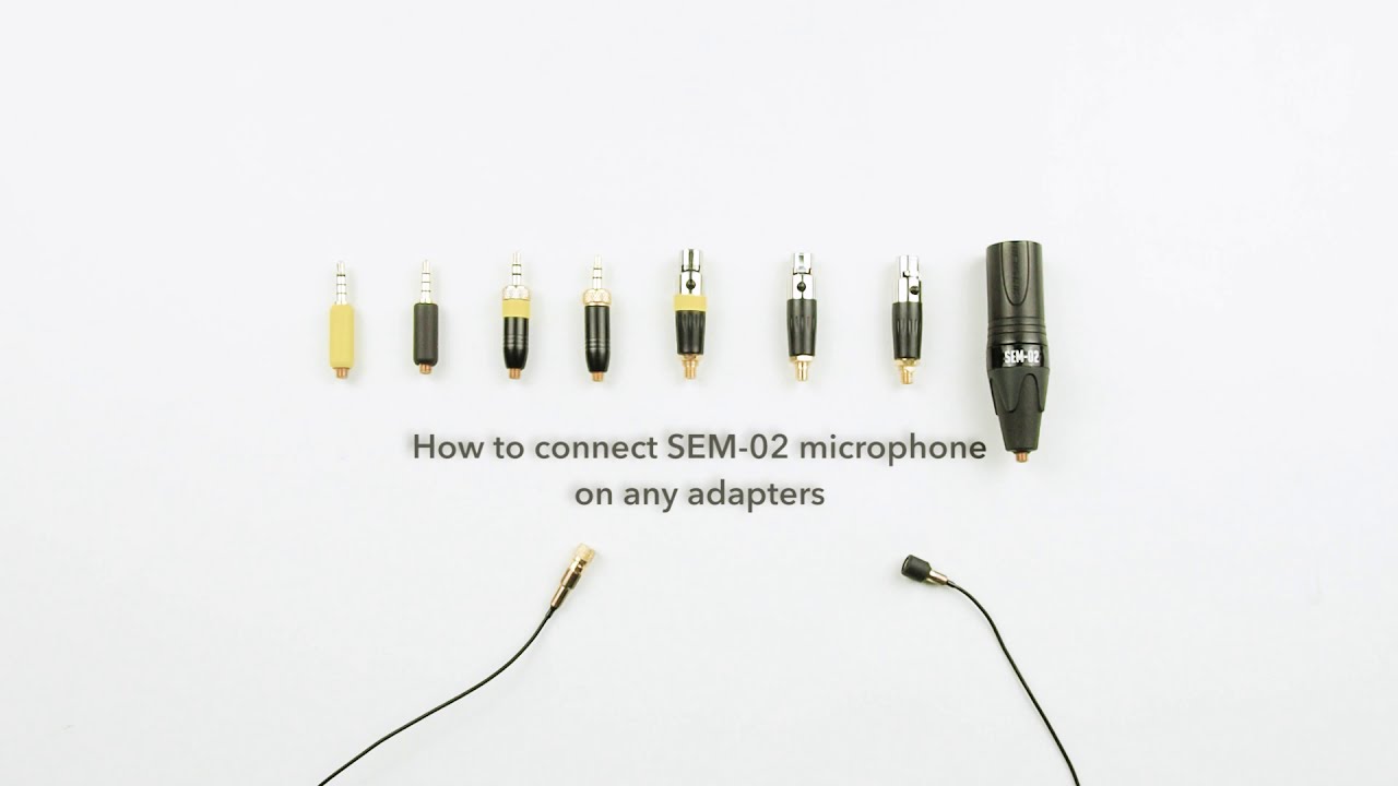 SERUNIAUDIO™ // SEM-02 - How to Connect Microdot Adapters - YouTube