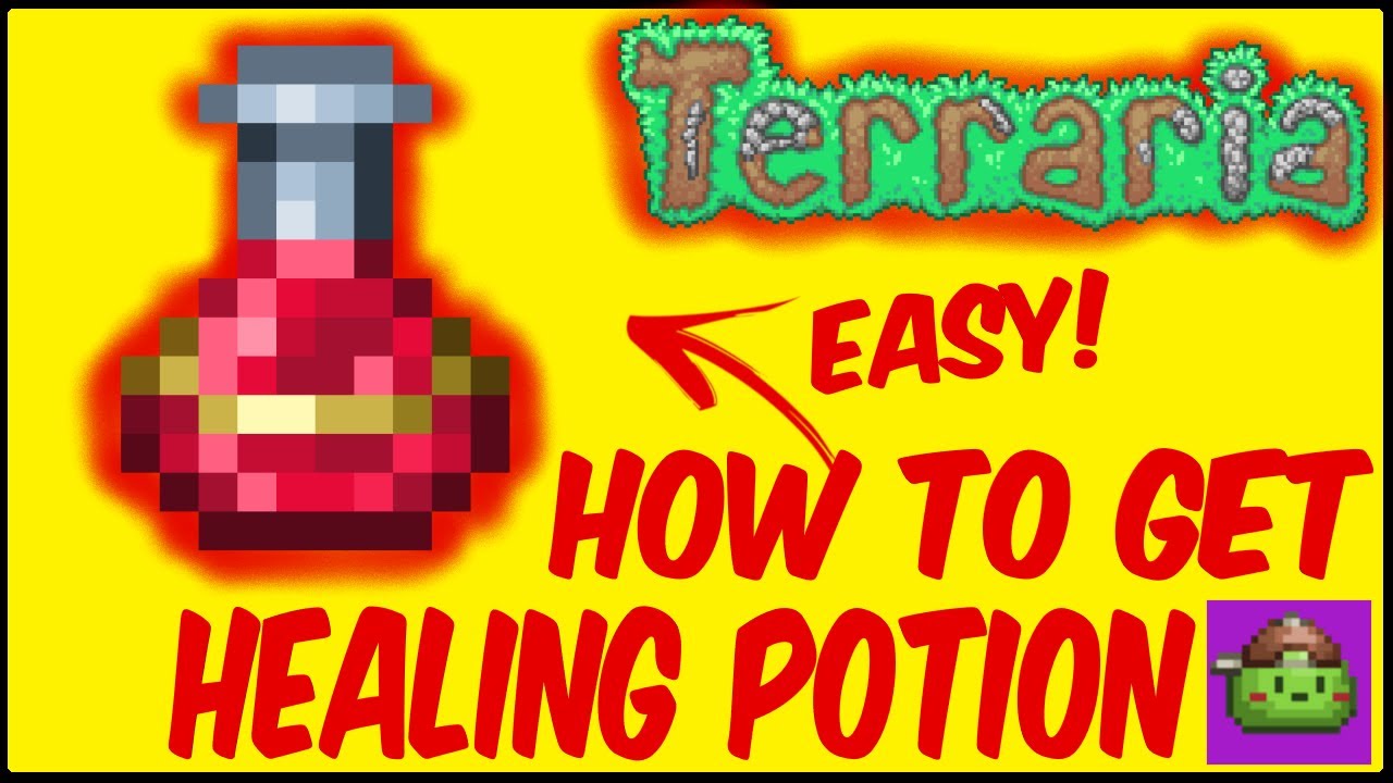 How To Get Healing Potion (2 Ways) In Terraria | Terraria 1.4.4.9 - YouTube