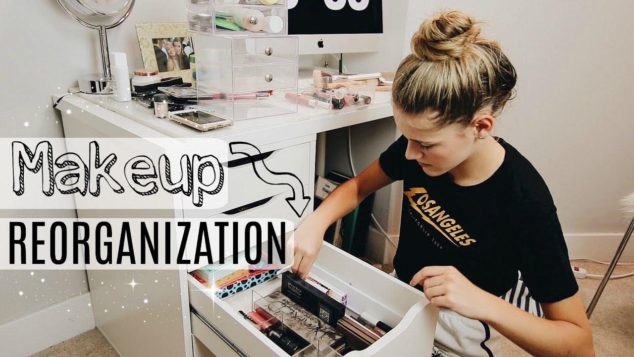 Reorganizing My Entire Makeup Collection Youtube
