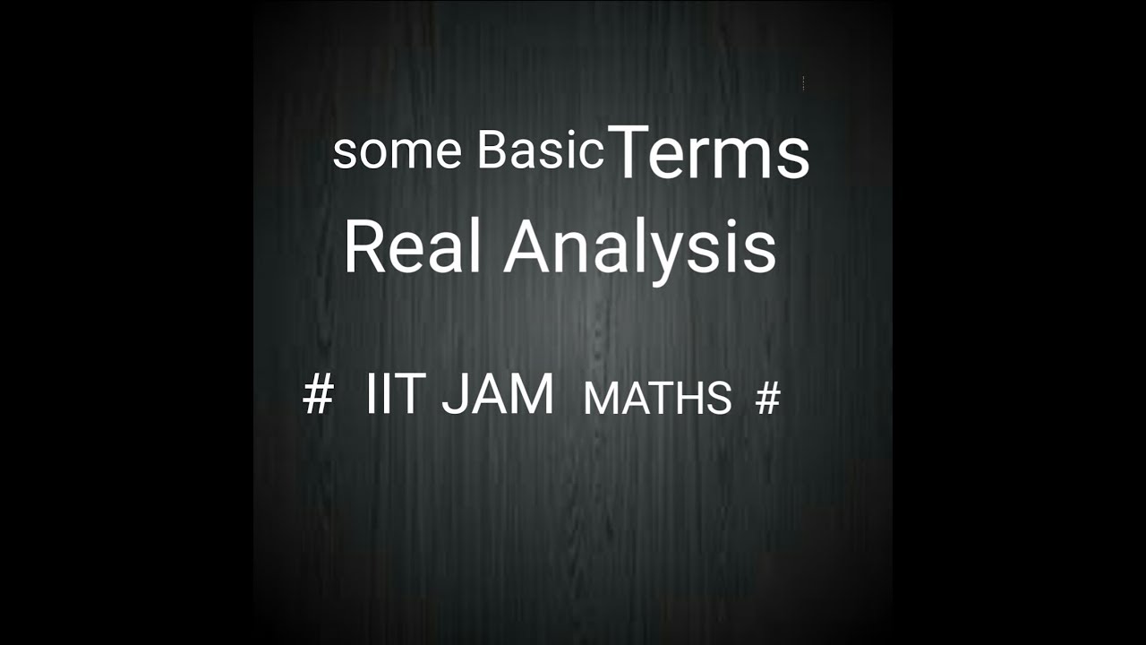 Supremum and infimum, properties || Boundedness|| iit jam mathematics ...