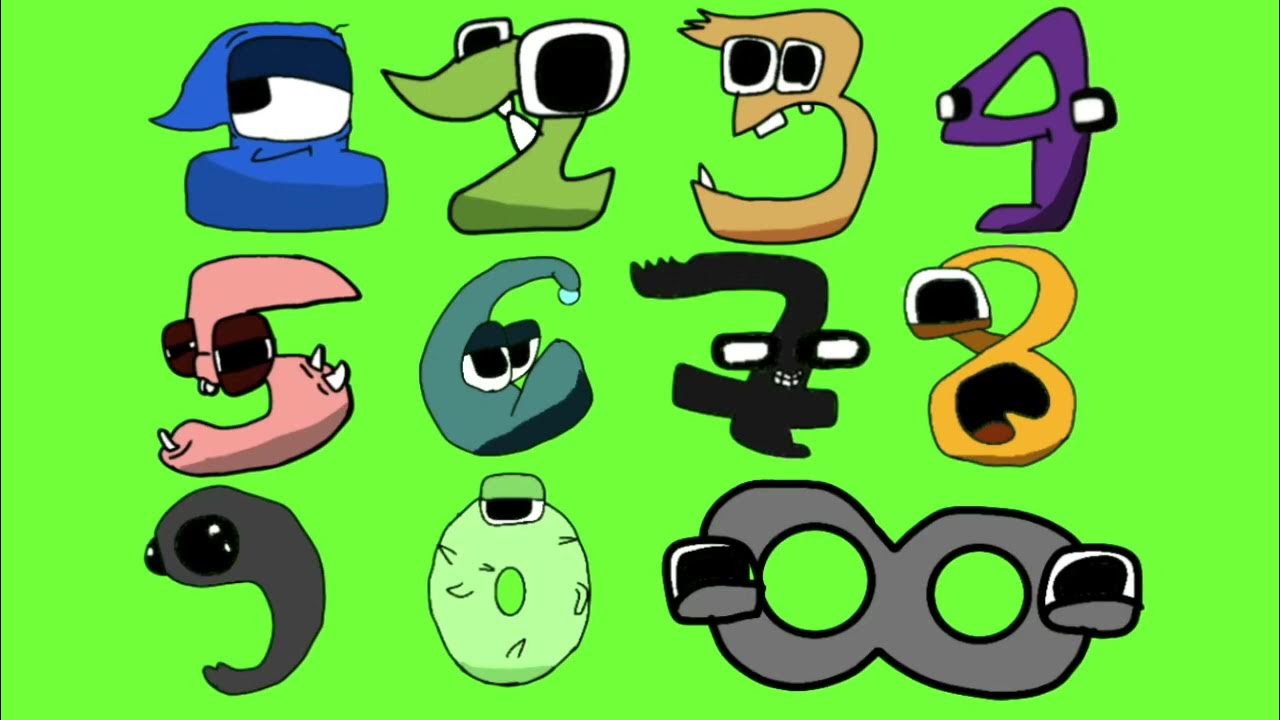 Baby Number Lore (1-∞) In Green Screen - YouTube