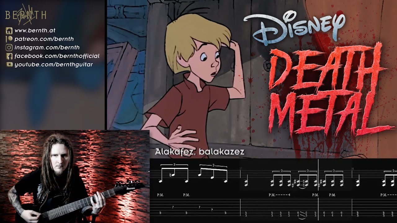 DISNEY DEATH METAL? [The Sword In The Stone Cover] - YouTube