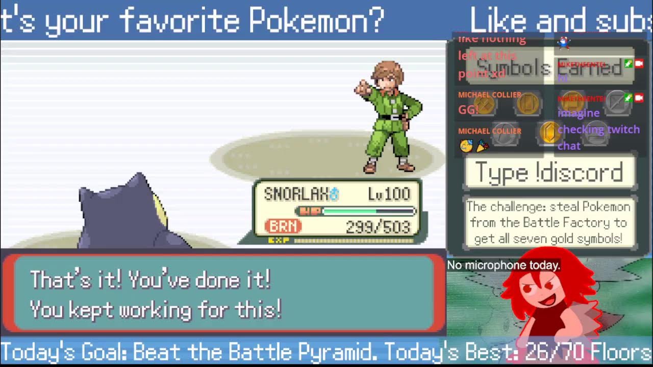 Pokemon Emerald Battle Pyramid Runs, Day 4 - YouTube