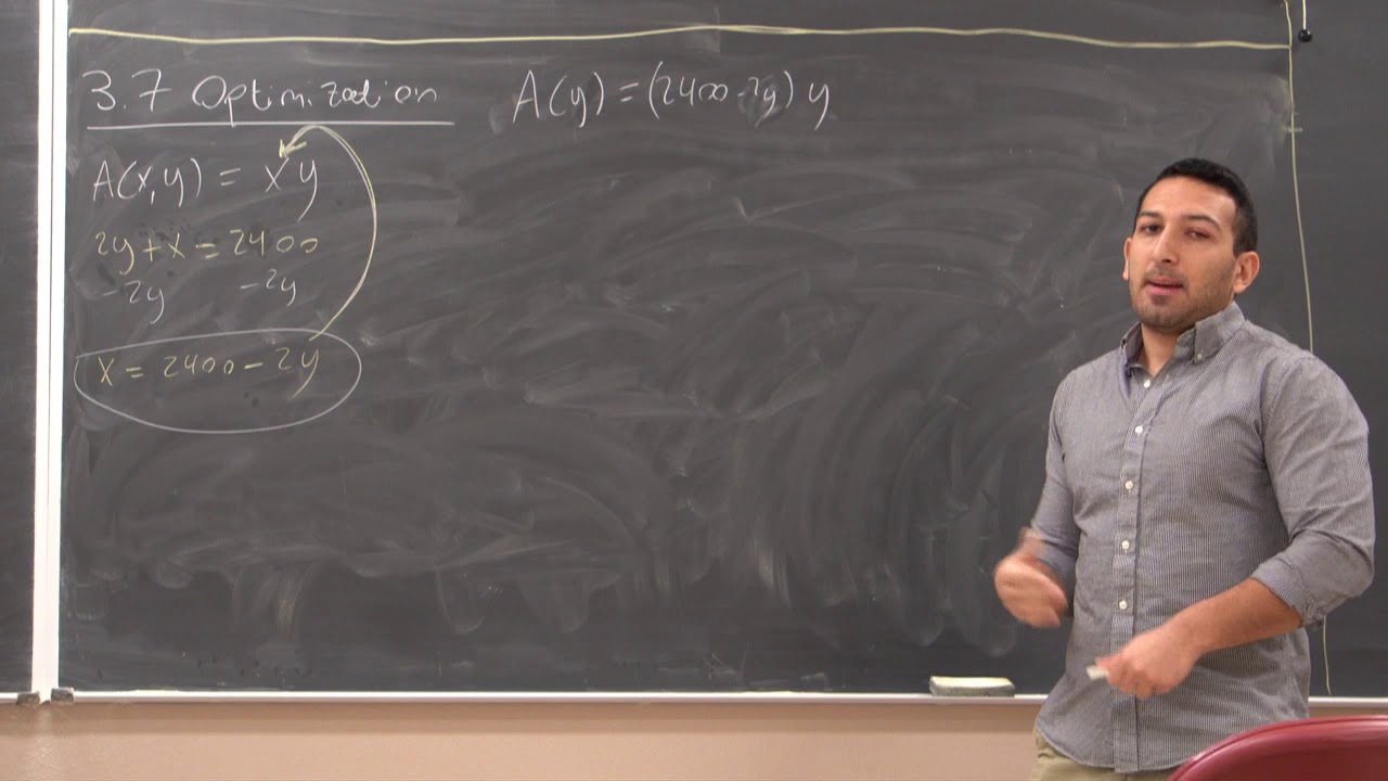 Calculus Optimization Part 2 Youtube 8667