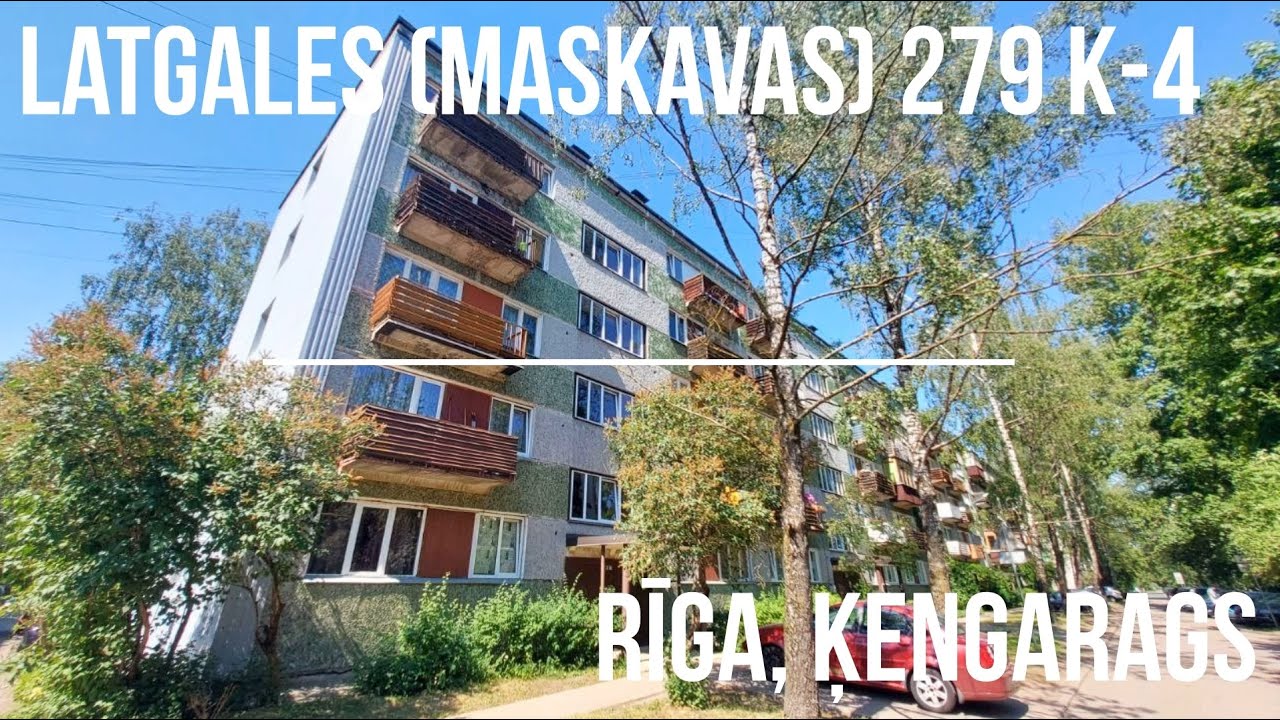 Latgales (Maskavas) 279 k-4, Rīga, Ķengarags - YouTube