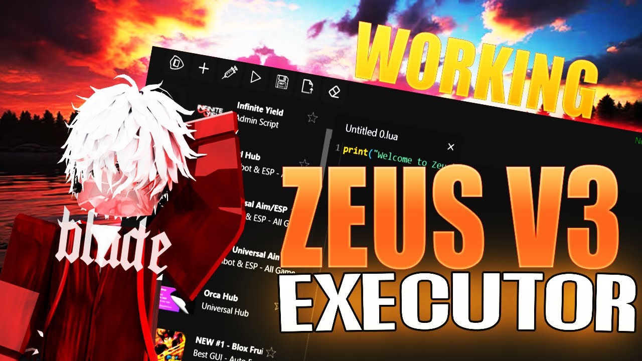 🚀 | NEW EXECUTOR | UPDATED 🚀 EL MEJOR EXPLOIT PARA ROBLOX PC | ZEUS V3 ...
