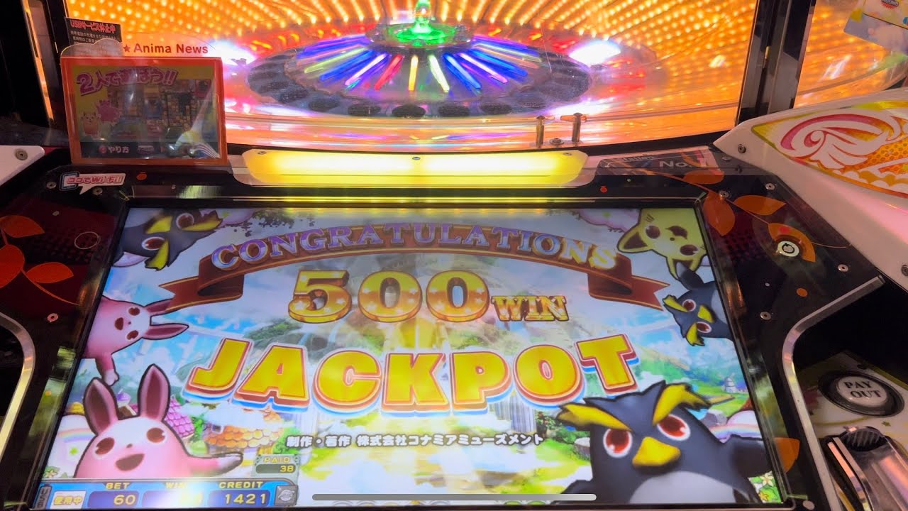 【アニマロッタ5】 〜JACKPOTにチャレンジした結果〜 ダイレクトJACKPOT500枚ver - YouTube