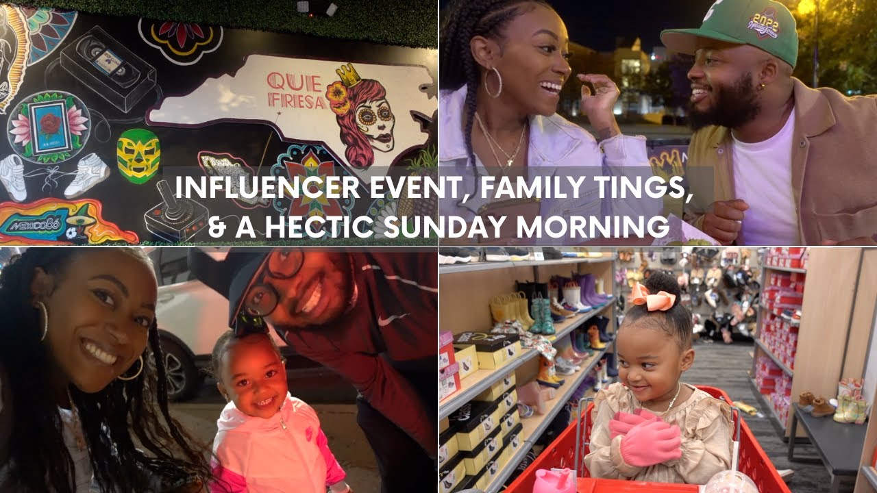 Come With Us To An Influencer Event, Family Tings + A Hectic Sunday ...