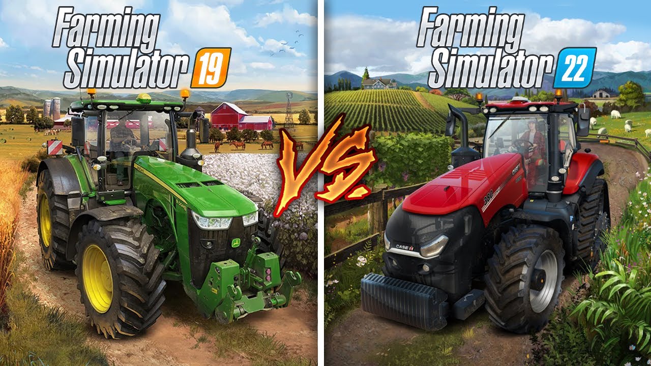 FARMING SIMULATOR 22 VS FARMING SIMULATOR 19 - YouTube