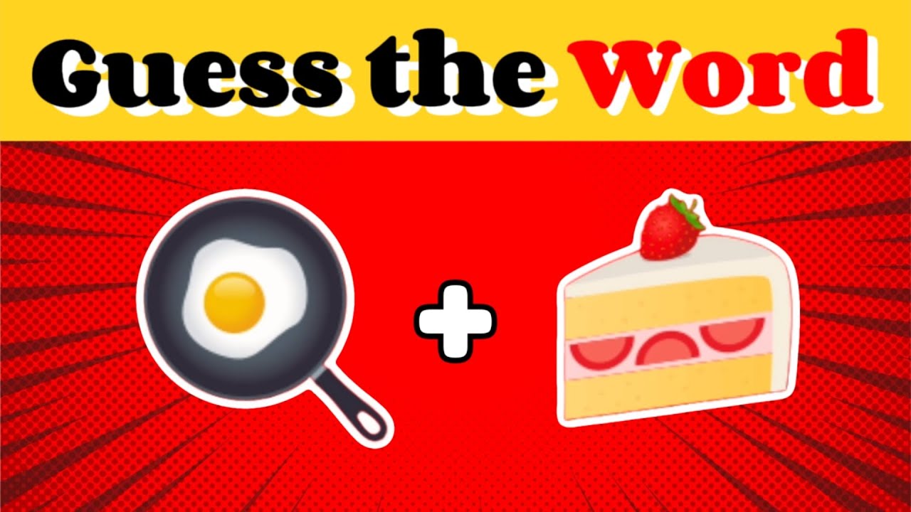 Guess the Word by Emojis Challenge: Can You Guess these Words? 🤔🔡 - YouTube