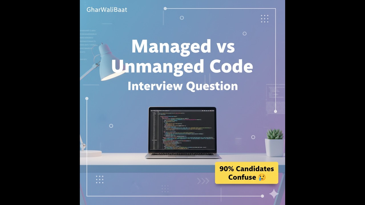 Managed Code vs Unmanaged Code in C# | CLR Explained | Real Interview ...