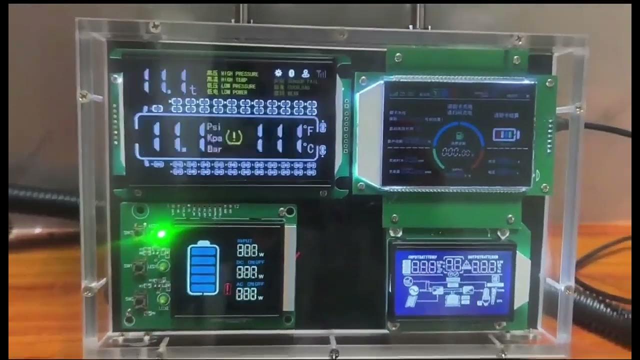 lcd display factory workshop show新能源液晶屏系列 - YouTube