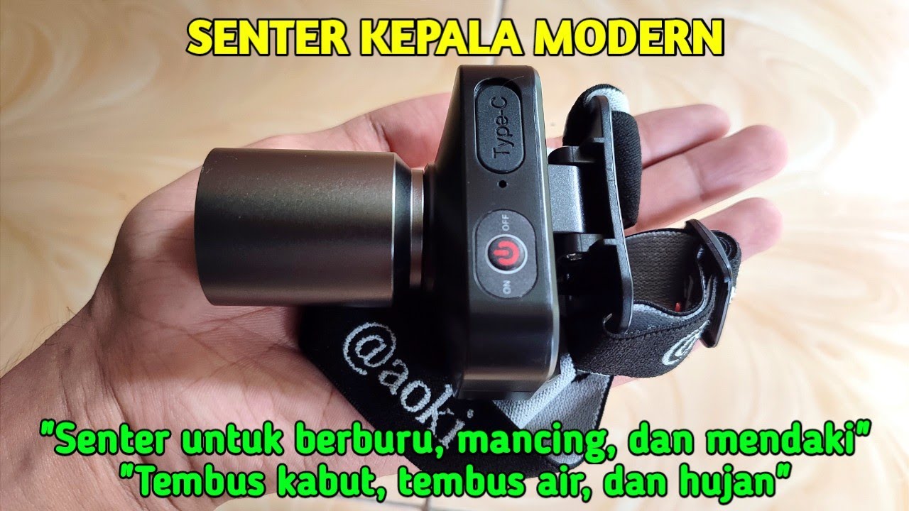 Unboxing and Review Senter AOKI 60 Watt AK 3686K | Tahan Air - YouTube