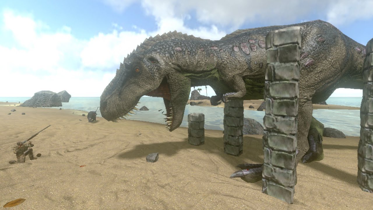 Ark mobile Hardcore #7 | Tame T-rex max level - YouTube