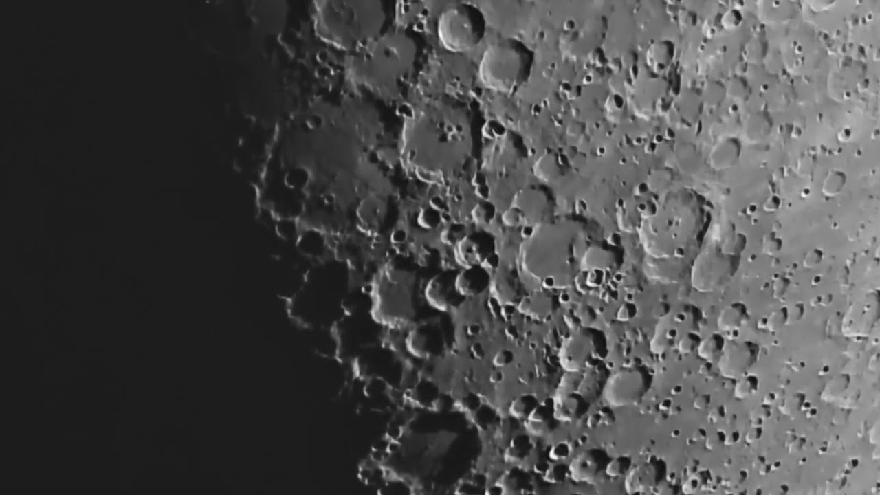 The Moon Terminator captured with the Nikon P1000 - YouTube