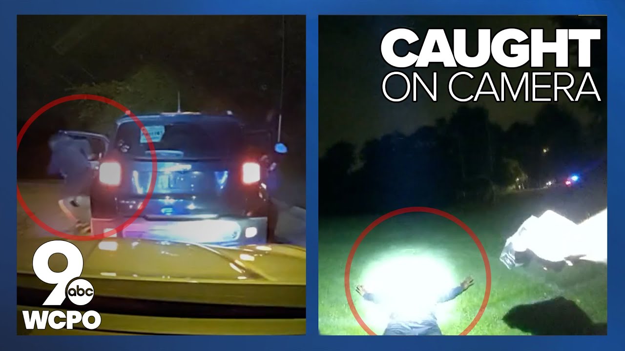 DASHCAM / BODYCAM: Footage shows police arrest suspect after chase ...