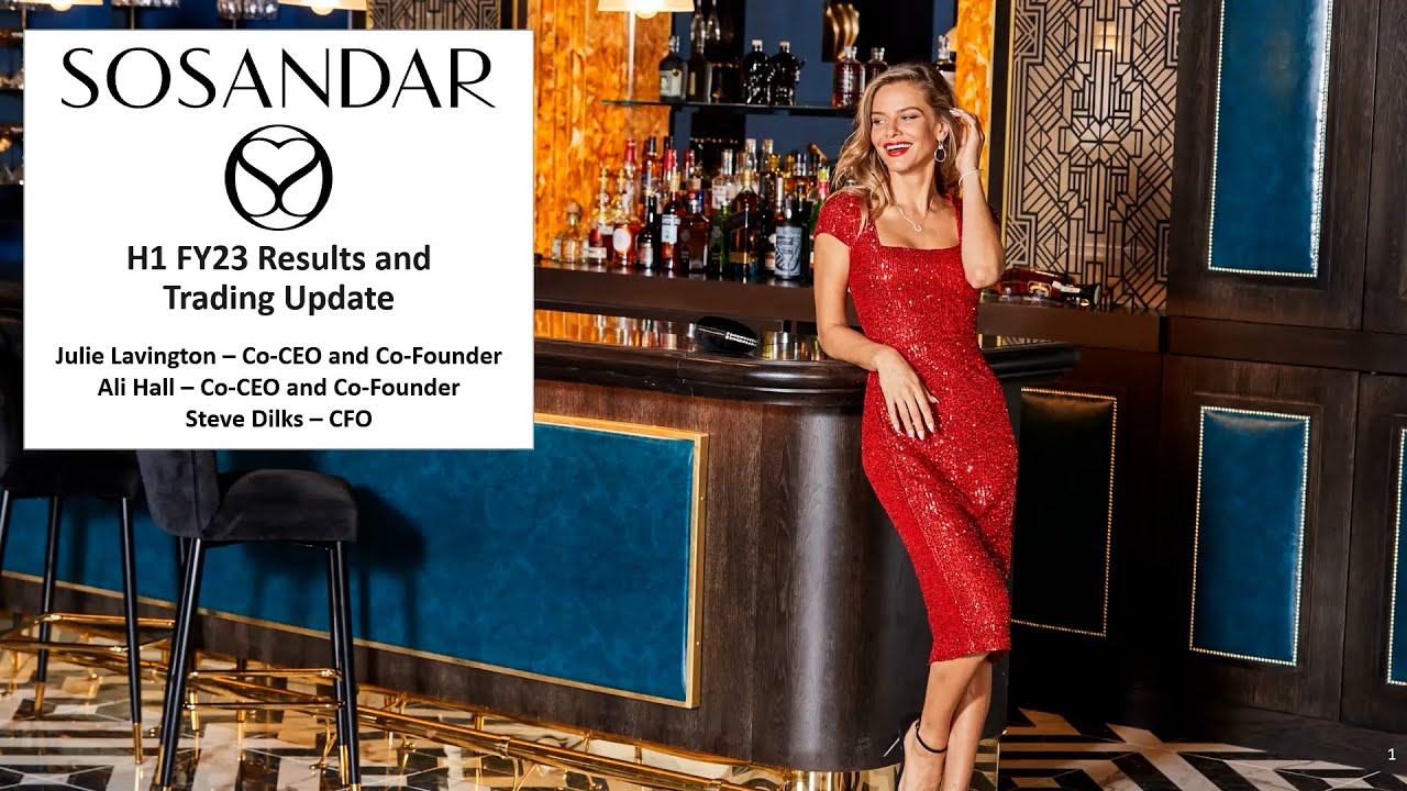 Sosandar (SOS) 2023 half year results presentation - December 2022 ...