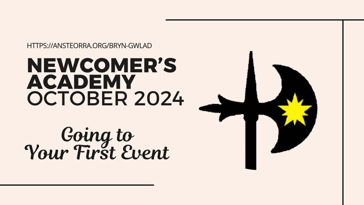 Going to Your First SCA Event - BG Newcomer's Academy Aug 2024 - YouTube