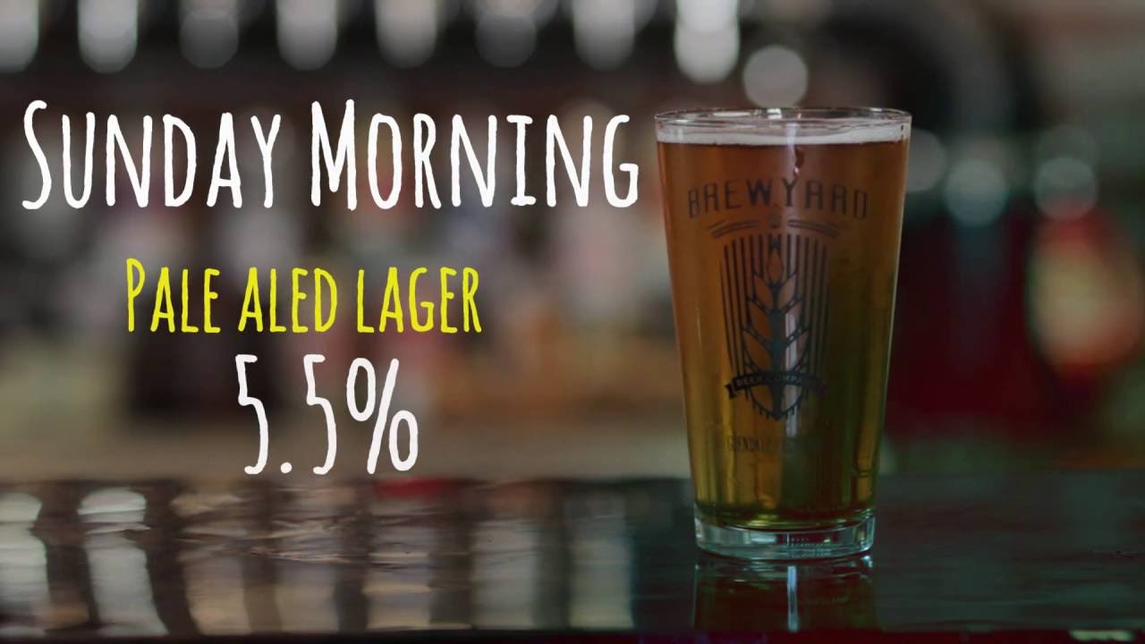 Sunday Morning Pale Ale’d Lager | Beer Brewyard Beer Company - YouTube