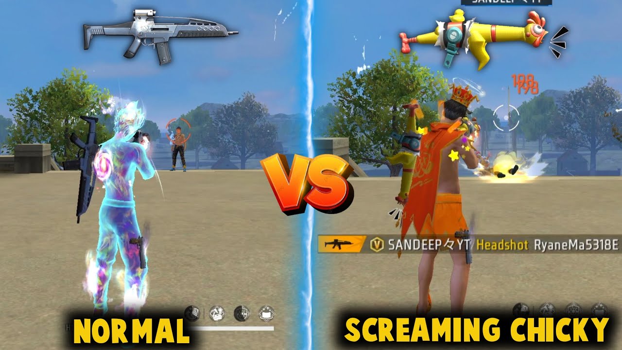 NEW XM8 - SCREAMING CHICKY VS WITHOUT SKIN XM8 DAMAGE ABILITY TEST ...