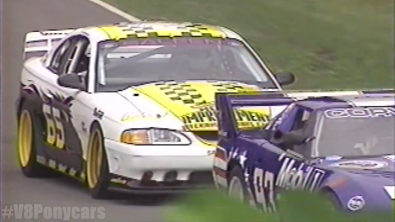 Saleen Mustang (1995 - Road America) Tim Allen joking around, Steve ...