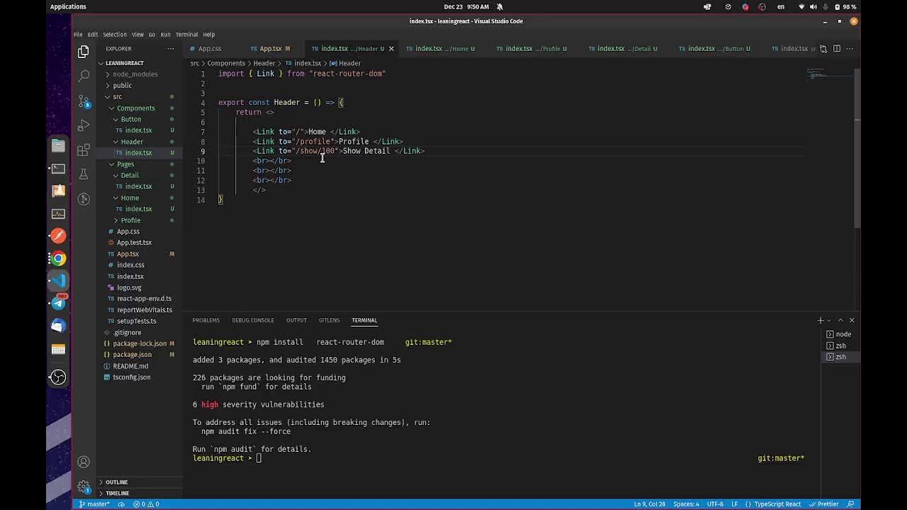 Belajar React js - YouTube