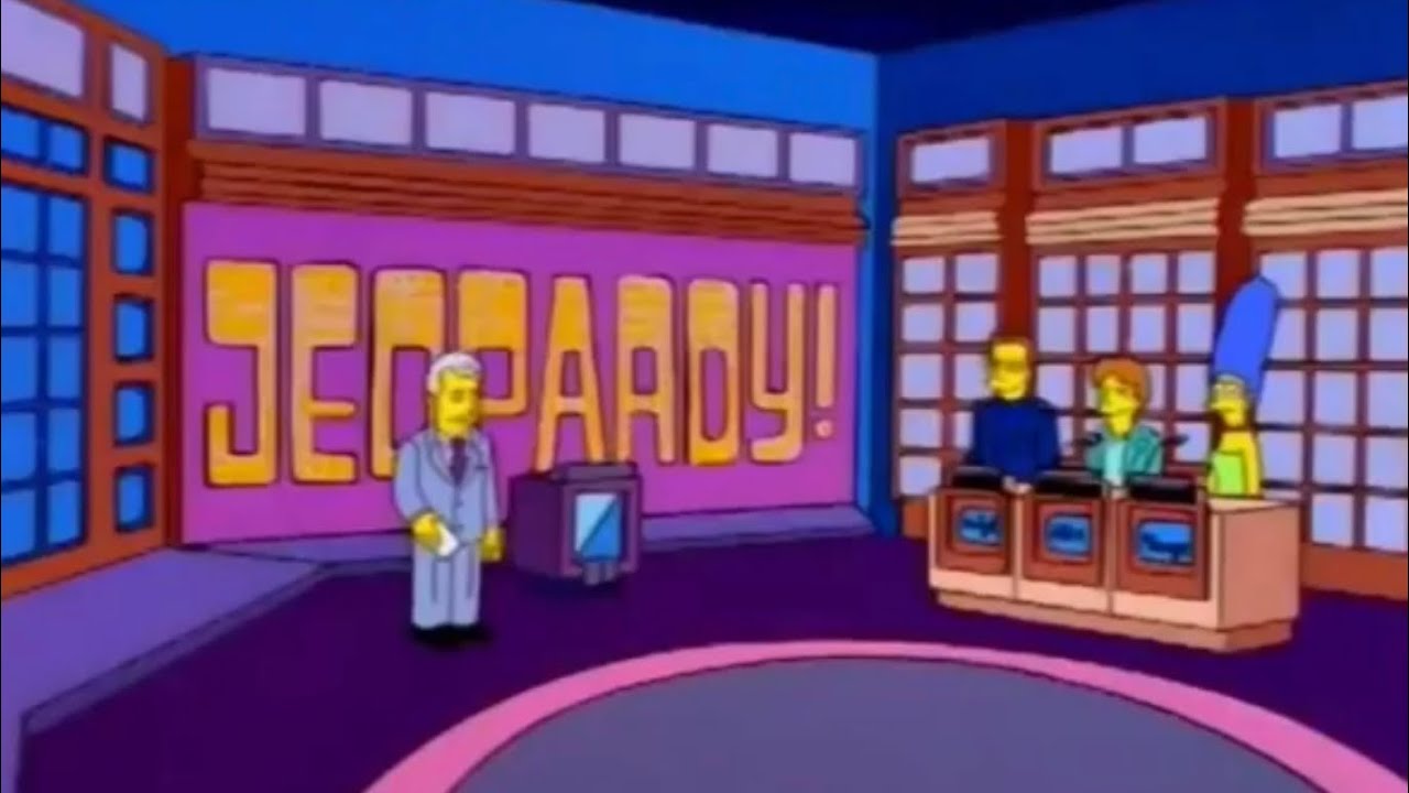 The Simpsons-Marge Simpson on Jeopardy HQ 4:3 - YouTube