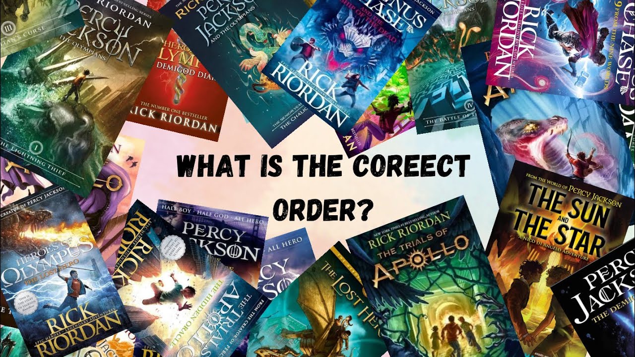 How to read the Percy Jackson/Riordanverse Books in Order - YouTube