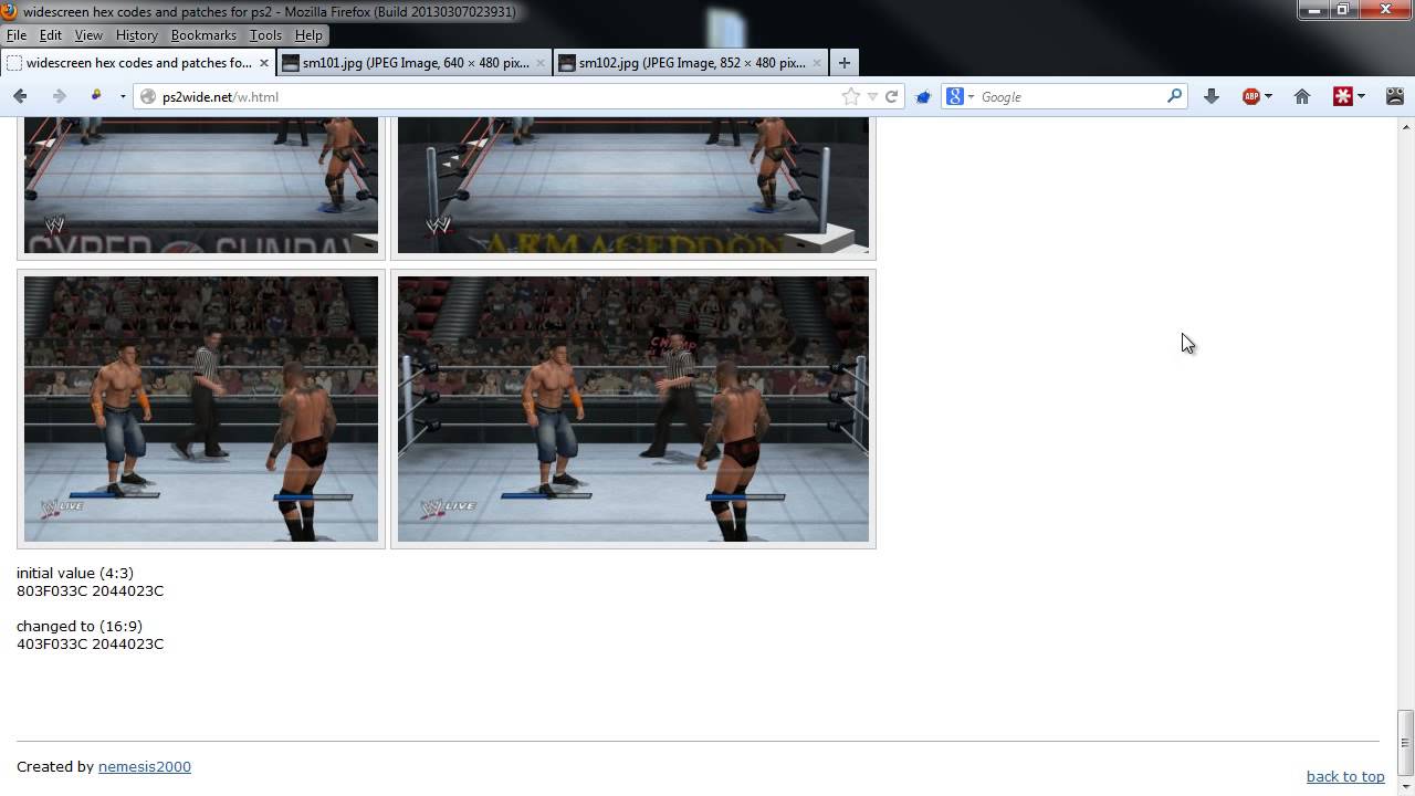 Widescreen Patch Tutorial for every PS2 WWE Game [English with German ...