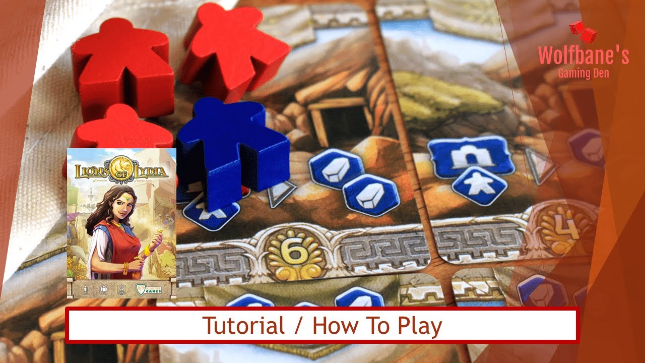 Lions Of Lydia [Board Game] - Tutorial / How To Play with Examples ...
