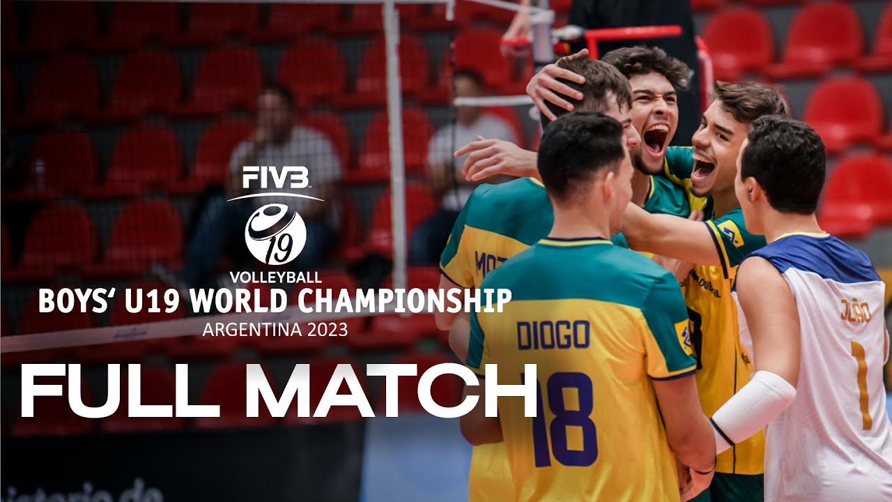 BRA🇧🇷 vs. SLO🇸🇮 - Full Match | Boys' U19 World Championship | Playoffs ...